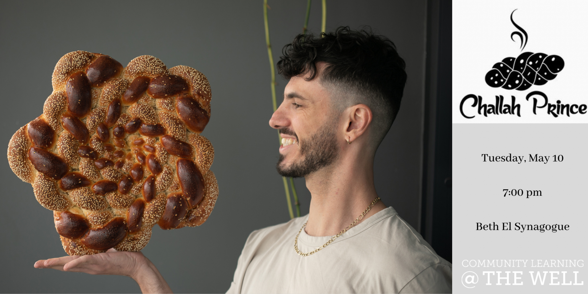 Challah Prince – Hands on Challah Workshop | Beth El Synagogue